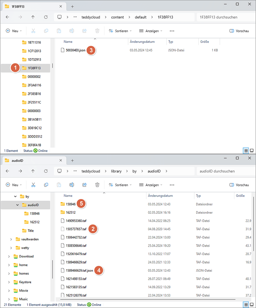 How To Move To The New Library Behaviour From The Old Content Behaviour Teddycloud Revvox 